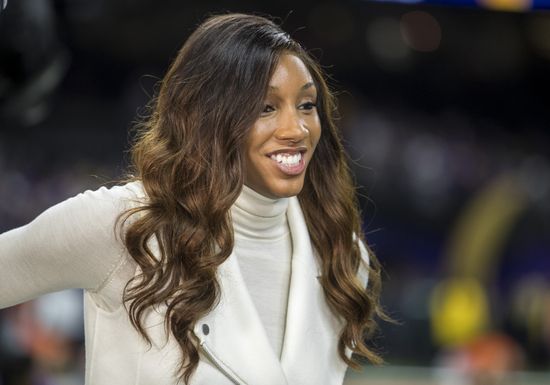 Espn Sideline Reporter Maria Taylor During Editorial Stock Photo ...
