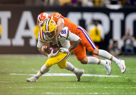 Clemson Safety Tanner Muse 19 Makes Editorial Stock Photo - Stock Image ...