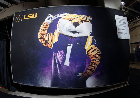 Lsu Mascot Logo Prior College Football Editorial Stock Photo - Stock ...