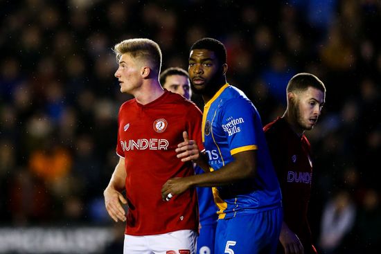 Taylor Moore Bristol City Roshaun Williams Editorial Stock Photo ...