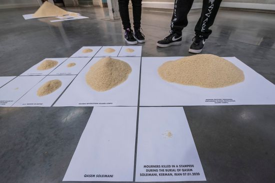 Foreground One Grain Rice Represents Qasem Editorial Stock Photo ...