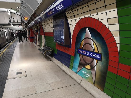 Piccadilly Circus Tube Station Rebranded Renamed Editorial Stock Photo ...