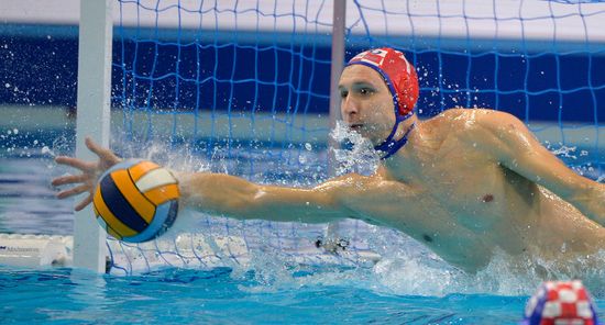 Croatian Goalkeeper Marko Bijac Action During Editorial Stock Photo ...