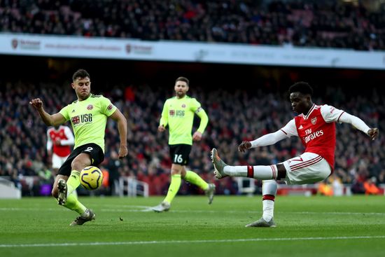 Bukayo Saka Arsenal Crosses Ball Gabriel Editorial Stock Photo - Stock ...