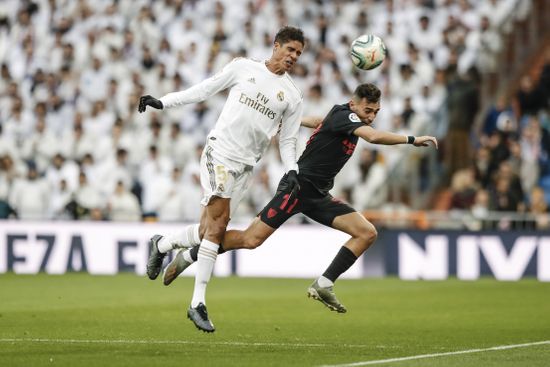 Raphael Varane Real Madrid Wins Header Editorial Stock Photo - Stock ...