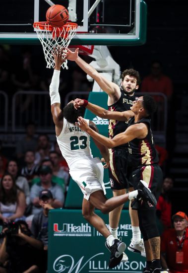 Miami Hurricanes Guard Kameron Mcgusty 23 Editorial Stock Photo - Stock ...