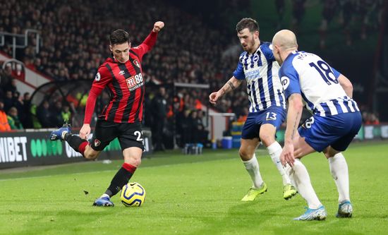 Harry Wilson Bournemouth L Aaron Mooy Editorial Stock Photo - Stock ...