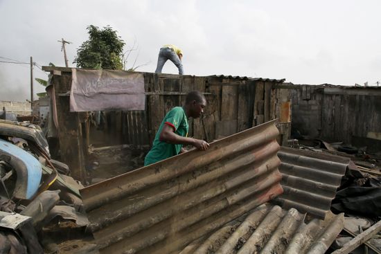 Men Dismantle Roof House During Expulsion Editorial Stock Photo - Stock ...
