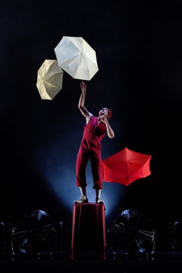 Us Circus Performer Seth Bloom Collaboration Editorial Stock Photo ...