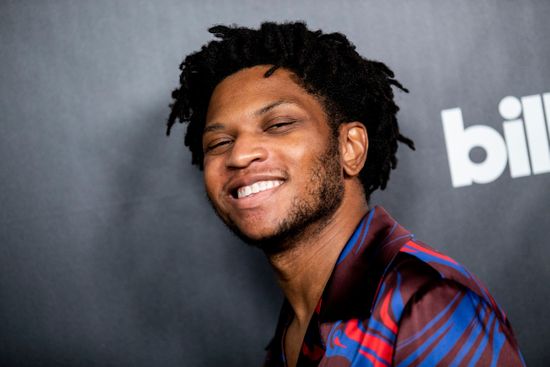 Us Singer Gallant Poses On Red Editorial Stock Photo - Stock Image ...