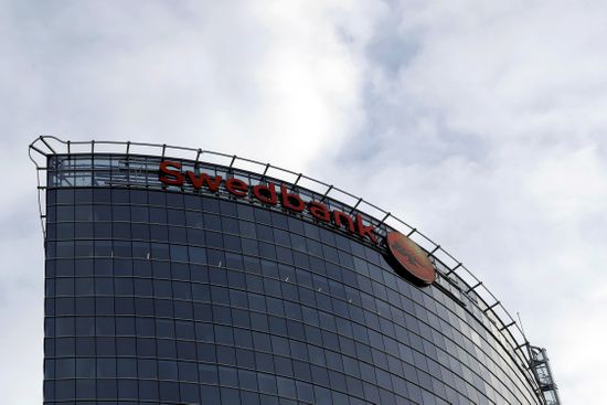 View Swedbank Bank Building Riga Latvia Editorial Stock Photo - Stock ...