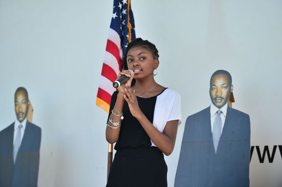 Singer Mecca Alexander Performs During Annual Editorial Stock Photo ...