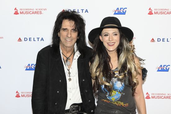 Alice Cooper L His Daughter Us Editorial Stock Photo - Stock Image ...