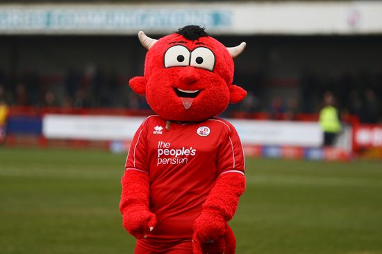 Crawley Mascot Reggie Red Holding His Editorial Stock Photo - Stock ...