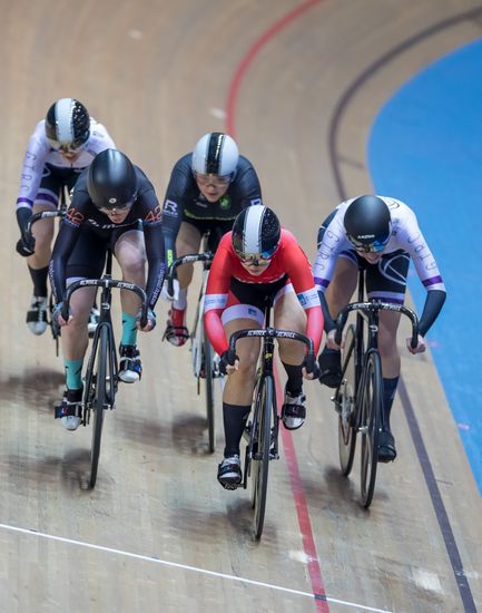 Ellie Coster Centre Red Comes Front Editorial Stock Photo - Stock Image ...