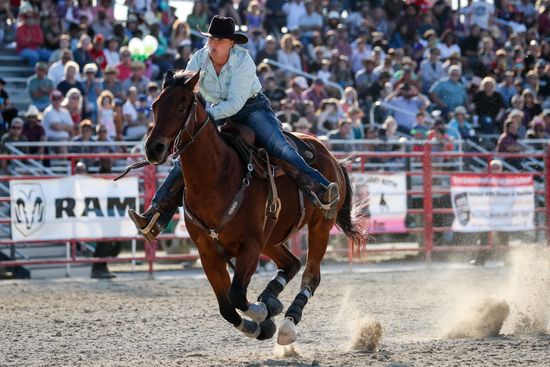 Nicole Yost Competes Barrel Racing Event Editorial Stock Photo - Stock ...