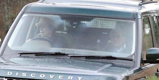 Princess Anne Driving Prince Philip Passenger Editorial Stock Photo ...
