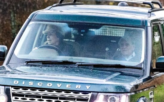 Princess Anne Driving Prince Philip Passenger Editorial Stock Photo ...