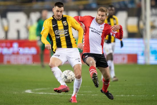 Matus Bero Vitesse Michael De Leeuw Editorial Stock Photo - Stock Image ...