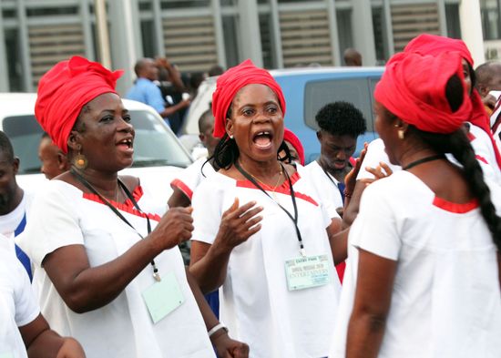 Cultural Dance Troop Performs During Liberian Editorial Stock Photo ...