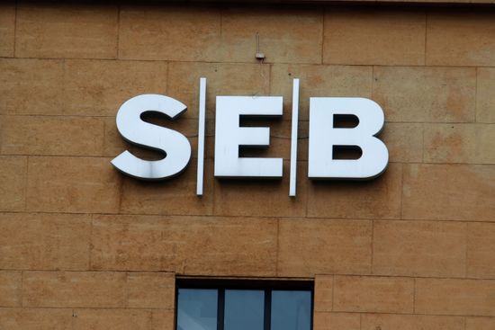 Seb Bank Logo On Branch Riga Editorial Stock Photo - Stock Image ...