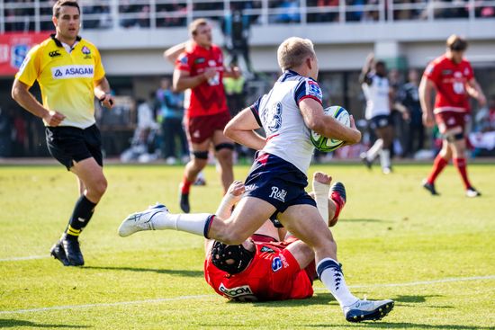 Richard Hardwick Rebels Action Scoring Try Editorial Stock Photo ...