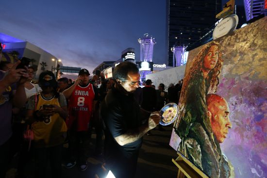 Artist Reza Safa Paints Mural Kobe Editorial Stock Photo - Stock Image ...