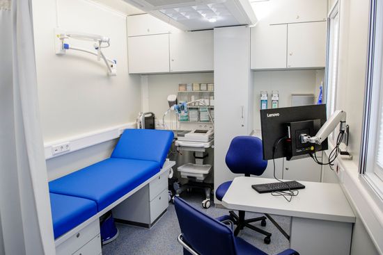 German Red Cross Mobile Clinic Front Editorial Stock Photo - Stock ...