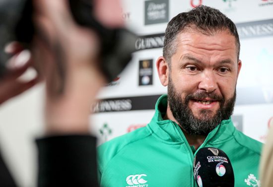 Ireland Vs Scotland Ireland Head Coach Editorial Stock Photo - Stock ...