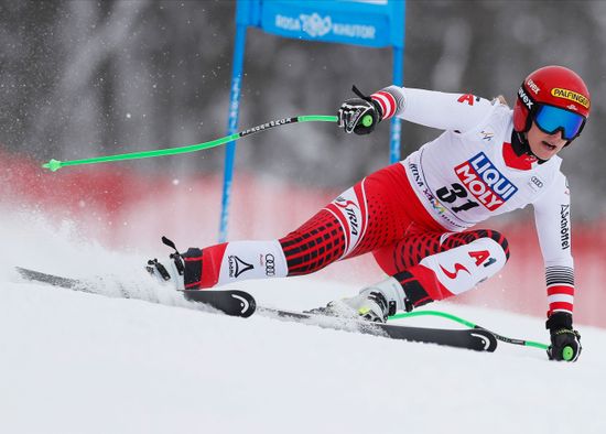 Elisabeth Reisinger Austria Action During Womens Editorial Stock Photo ...