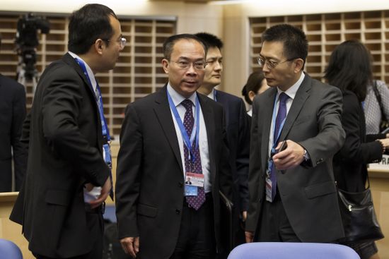 Chinas Ambassador Li Song Center Arrives Editorial Stock Photo - Stock ...