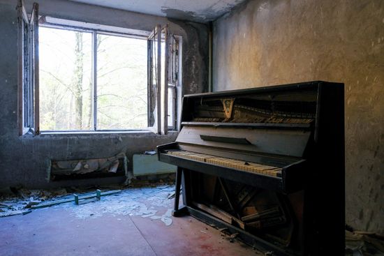 Forgotten Piano Pripyat Editorial Stock Photo - Stock Image | Shutterstock
