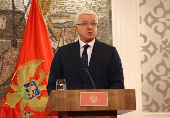 Prime Minister Montenegro Dusko Markovic During Editorial Stock Photo ...