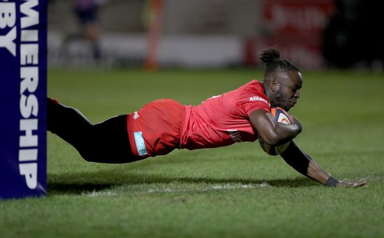 Rotimi Segun Scores Try Saracens Editorial Stock Photo - Stock Image ...