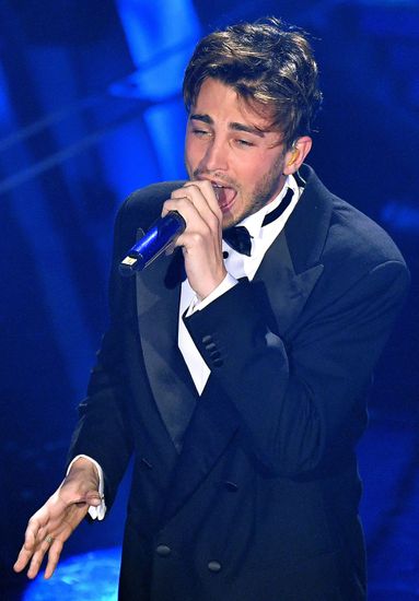 Italian Singer Riki Performs On Stage Editorial Stock Photo - Stock ...