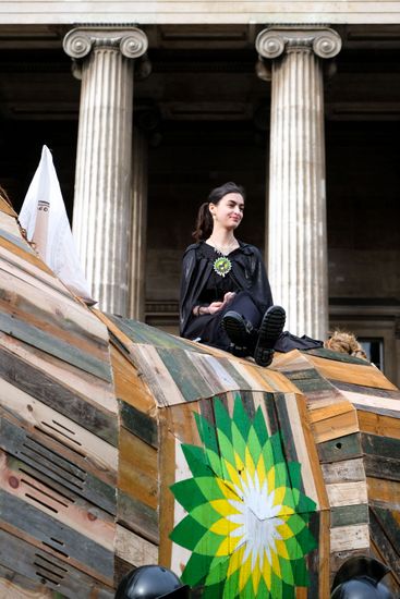 Climate Change Protest Against Bp British Editorial Stock Photo - Stock ...