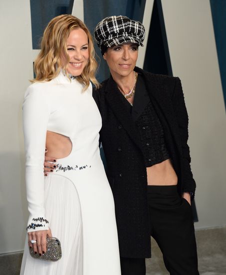 Maria Bello Girlfriend Dominique Crenn Editorial Stock Photo - Stock ...