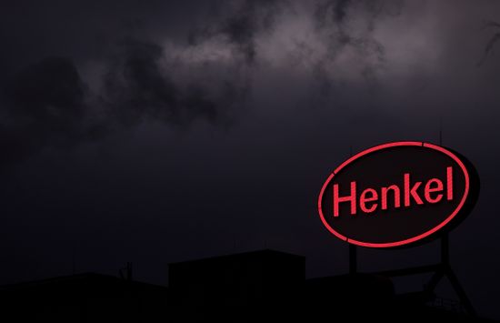 Henkel Logo Corporate Headquarters German Consumer Editorial Stock ...
