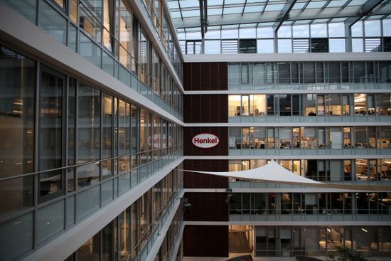 Henkel Logo Corporate Headquarters German Consumer Editorial Stock ...