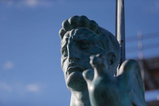 Head Ivan Mestrovic Statue Victor Pobednik Editorial Stock Photo ...