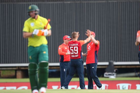 Tom Curran Celebrates Wicket Heinrich Klassen Editorial Stock Photo ...