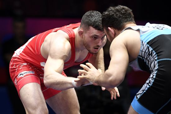 Samuel Scherrer Switzerland Red Suleyman Karadeniz Editorial Stock ...