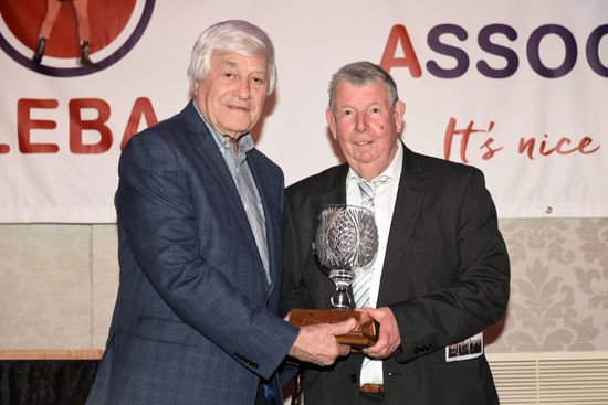 Ken Selleck R Receives Reg Gutteridge Editorial Stock Photo - Stock ...