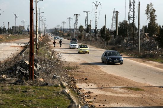 Cars Drive Syrian Army Units Advance Editorial Stock Photo - Stock ...