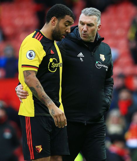 Watford Manager Nigel Pearson Troy Deeney Editorial Stock Photo - Stock ...