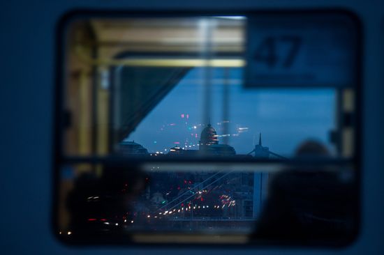 Royal Palace Castle Buda Reflected Window Editorial Stock Photo - Stock ...