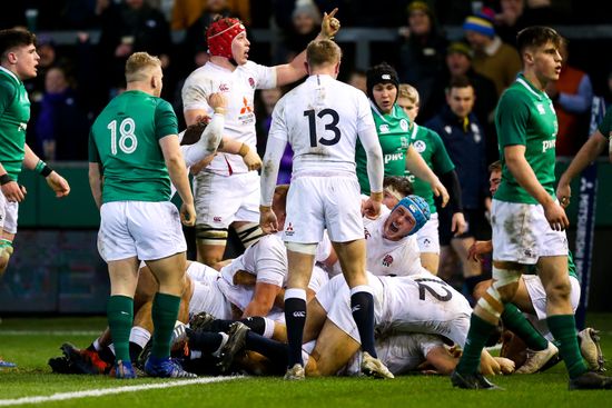 Hugh Tizard England U20 Scores Try Editorial Stock Photo - Stock Image ...