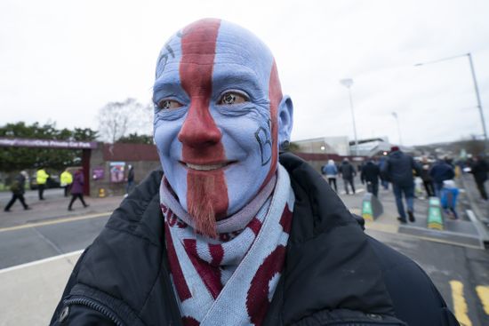 Burnley Supporter John Withington Arrives Ground Editorial Stock Photo ...