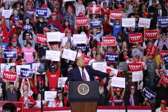 Us President Donald Trump Delivers Speech Editorial Stock Photo Stock