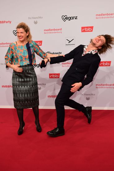 Anke Engelke L Jonas Dassler Arrive Editorial Stock Photo - Stock Image ...